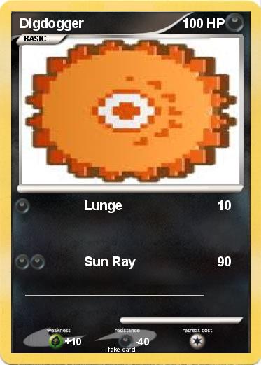 Pokémon Digdogger - Lunge - My Pokemon Card