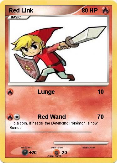 Pokémon Red Link 13 13 - Lunge - My Pokemon Card