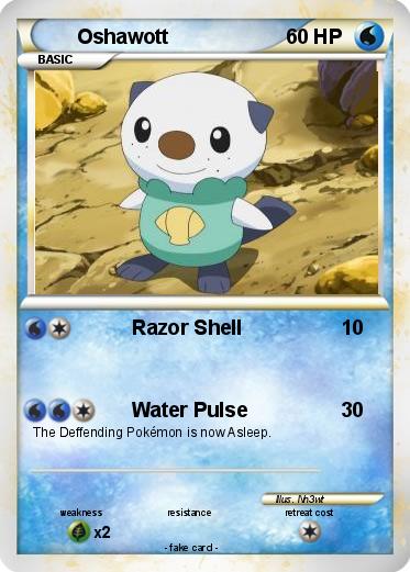 Pokémon Oshawott 791 791 - Razor Shell - My Pokemon Card