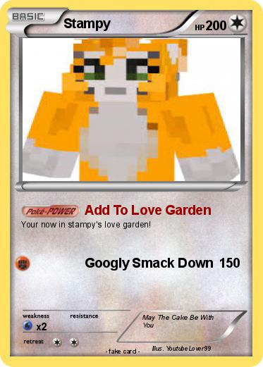 Pokémon Stampy 216 216 - Add To Love Garden - My Pokemon Card