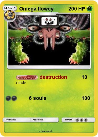 Pokémon Omega flowey 278 278 - destruction - My Pokemon Card