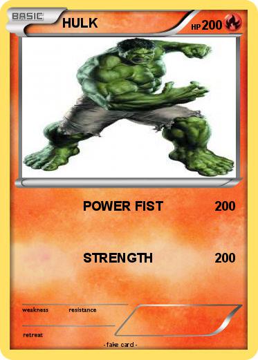 Pokémon HULK 1121 1121 - POWER FIST - My Pokemon Card