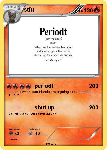 Pokémon stfu 22 22 - periodt - My Pokemon Card