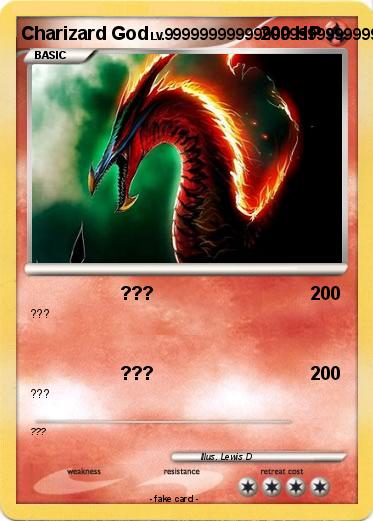 Pokémon Charizard God 1 1 - ??? - My Pokemon Card