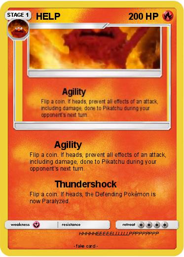 Pokémon HELP 166 166 - Agility - My Pokemon Card