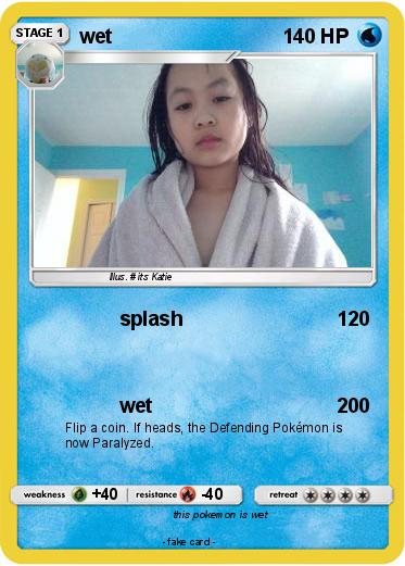 Pokémon wet 118 118 - splash - My Pokemon Card