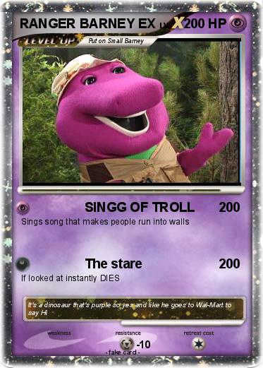 Pokémon RANGER BARNEY EX - SINGG OF TROLL - My Pokemon Card