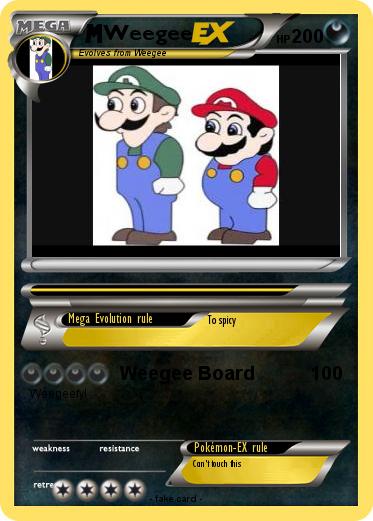 Pokémon Weegee 1361 1361 - Weegee Board - My Pokemon Card