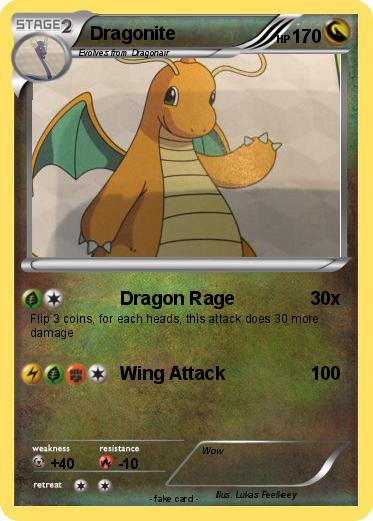 Pokémon Dragonite 994 994 - Dragon Rage - My Pokemon Card