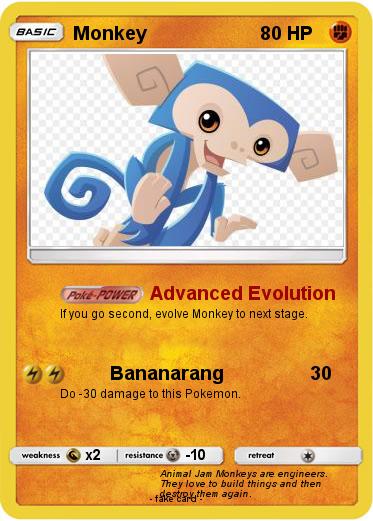 Pokémon Monkey 1926 1926 - Advanced Evolution - My Pokemon Card