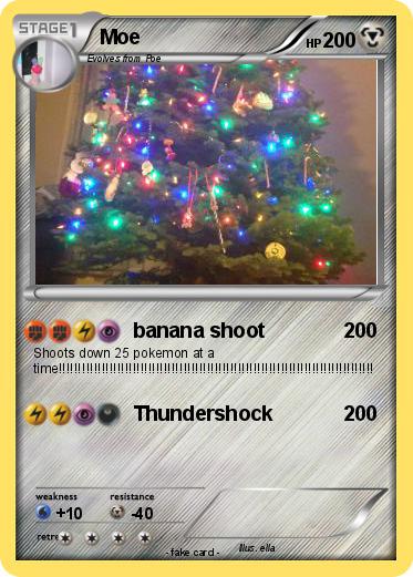 Pokémon Moe 142 142 - banana shoot - My Pokemon Card