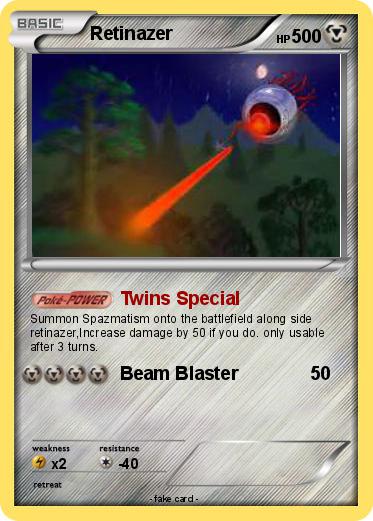 Pokémon Retinazer 1 1 - Twins Special - My Pokemon Card