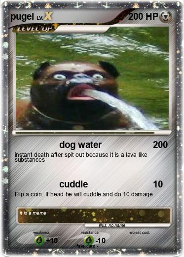 Pokémon pugel 3 3 - dog water - My Pokemon Card