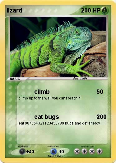 Pokémon lizard 234 234 - cilmb - My Pokemon Card