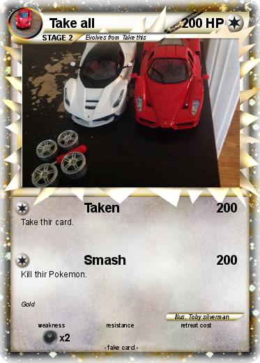 Pokémon Take all - Taken - My Pokemon Card