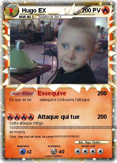 Pokémon Hugo EX 9 9 - Essequive - Ma carte Pokémon