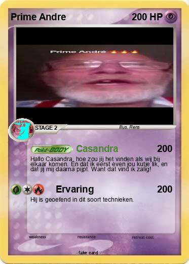 Pokémon Prime Andre - Casandra - My Pokemon Card