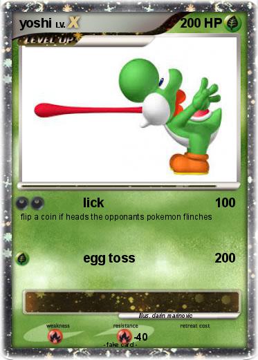 Pokémon yoshi 3024 3024 - lick - My Pokemon Card