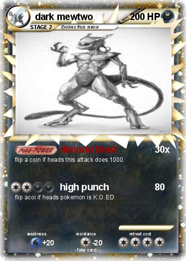 Pokémon dark mewtwo 134 134 - dimond blast - My Pokemon Card