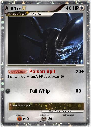Pokémon Alien 1449 1449 - Poison Spit - My Pokemon Card