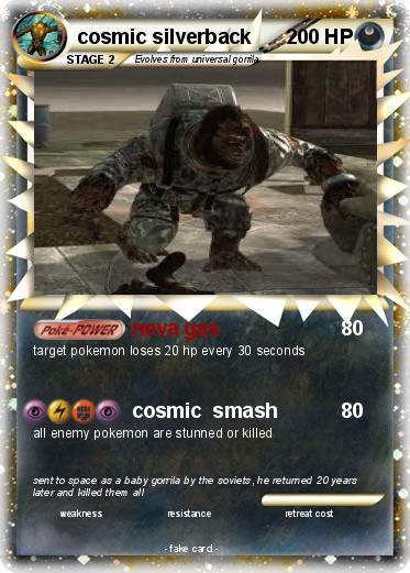 Pokémon cosmic silverback 1 1 - nova gas - My Pokemon Card