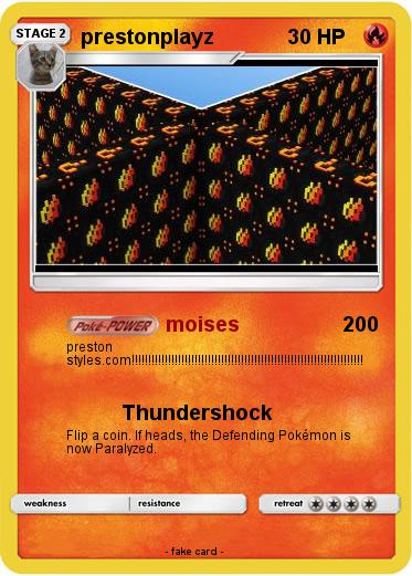 Pokémon prestonplayz 41 41 - moises - My Pokemon Card