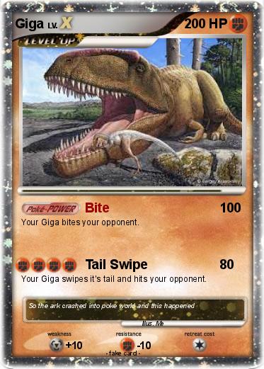 Pokémon Giga 1128 1128 - Bite - My Pokemon Card