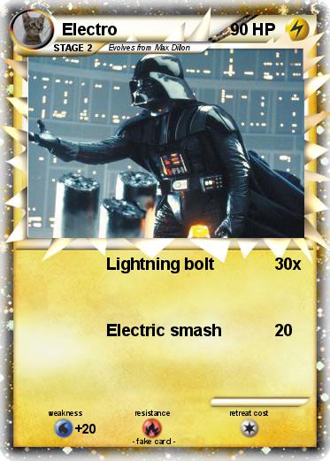 Pokémon Electro 639 639 - Lightning bolt - My Pokemon Card