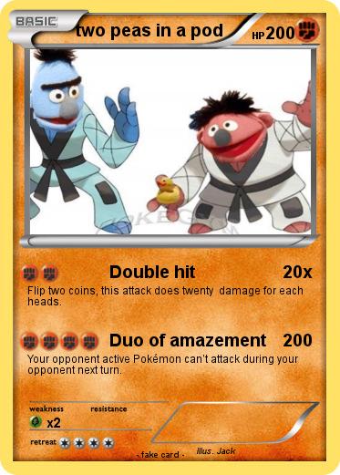 Pokémon two peas in a pod 1 1 - Double hit - My Pokemon Card