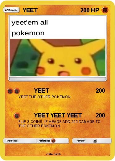 Pokémon YEET 242 242 - YEET - My Pokemon Card