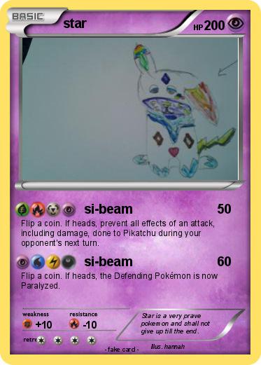 Pokémon star 1069 1069 - si-beam - My Pokemon Card