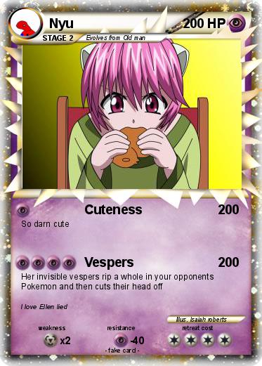 Pokémon Nyu 13 13 - Cuteness - My Pokemon Card