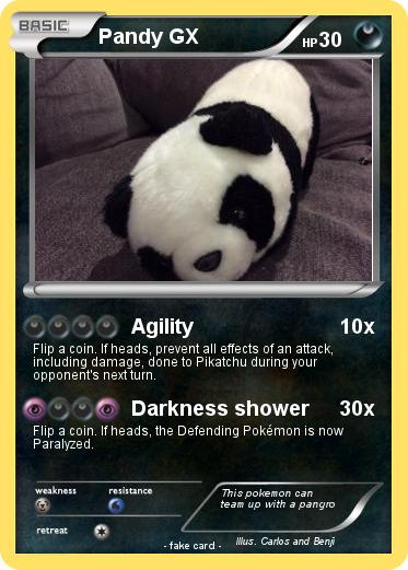 Pokémon Pandy GX - Agility - My Pokemon Card