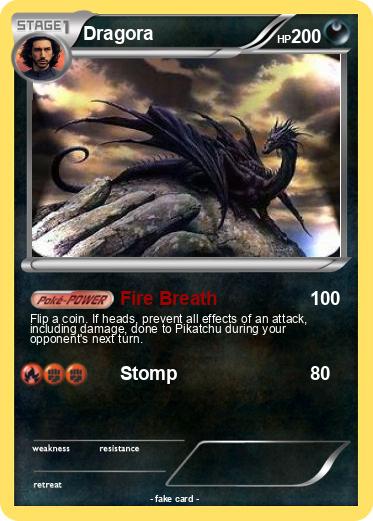 Pokémon Dragora 9 9 - Fire Breath - My Pokemon Card