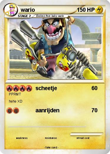 Pokémon wario 540 540 - scheetje - My Pokemon Card