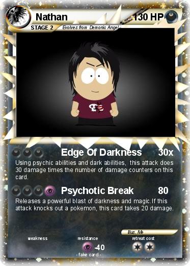 Pokémon Nathan 350 350 - Edge Of Darkness - My Pokemon Card
