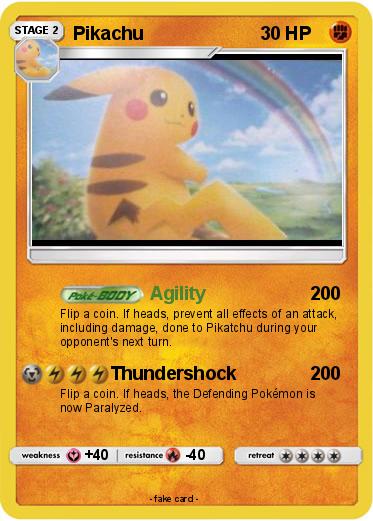 Pokémon Pikachu 21673 21673 - Agility - My Pokemon Card
