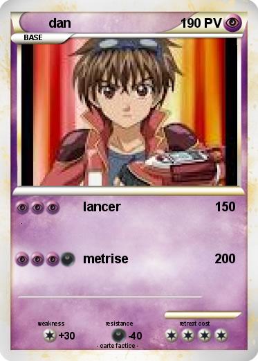 Pokémon dan 181 181 - lancer - Ma carte Pokémon