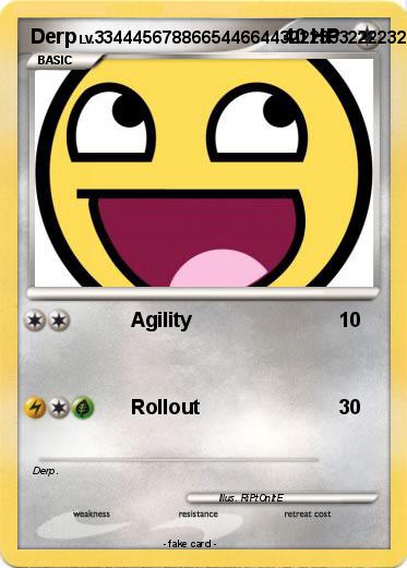 Pokémon Derp 941 941 - Agility - My Pokemon Card
