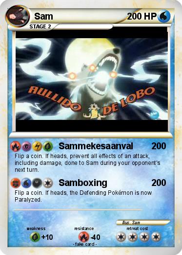 Pokémon Sam 910 910 - Sammekesaanval - My Pokemon Card