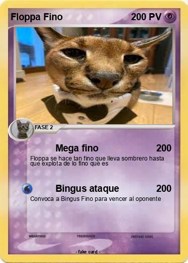 Pokémon Floppa Fino 2 2 - Mega fino - Mi carta pokémon