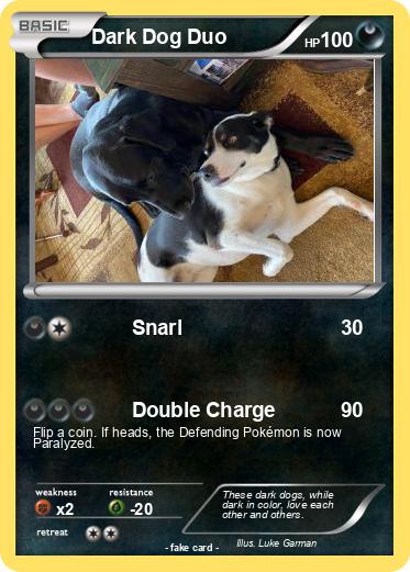 Pokémon Dark Dog Duo - Snarl - My Pokemon Card