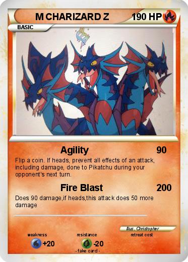 Pokémon M CHARIZARD Z 29 29 - Agility - My Pokemon Card