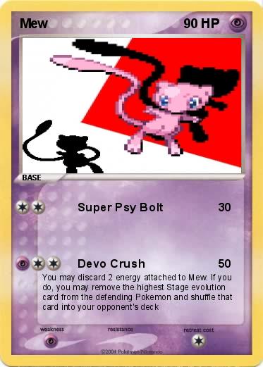 Pokémon Mew 677 677 - Super Psy Bolt - My Pokemon Card