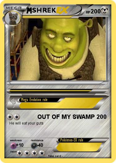 Pokémon SHREK 1122 1122 - OUT OF MY SWAMP - My Pokemon Card