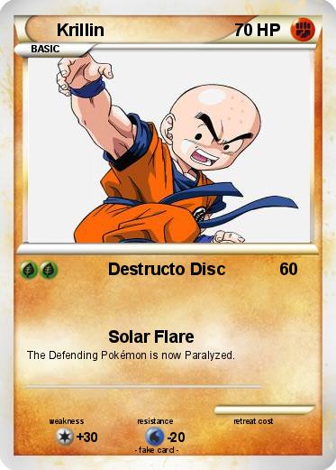 Pokémon Krillin 170 170 - Destructo Disc - My Pokemon Card