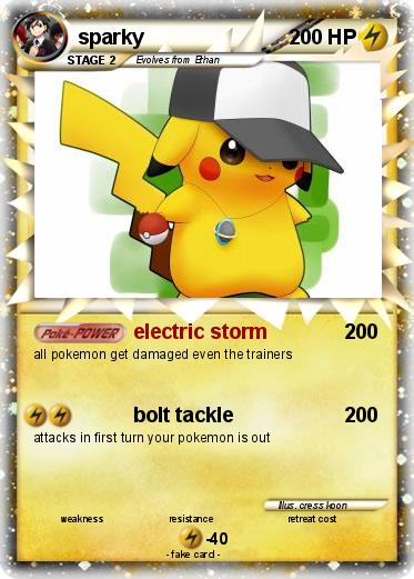 Pokémon sparky 117 117 - electric storm - My Pokemon Card