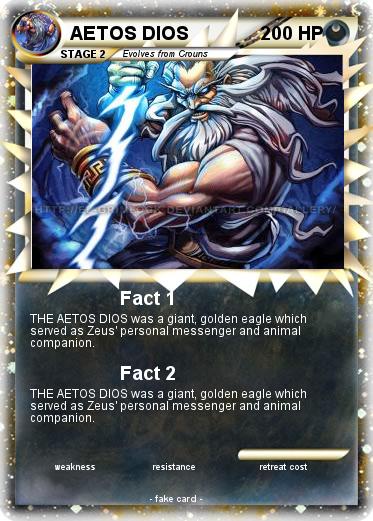 Pokémon AETOS DIOS 1 1 - Fact 1 - My Pokemon Card
