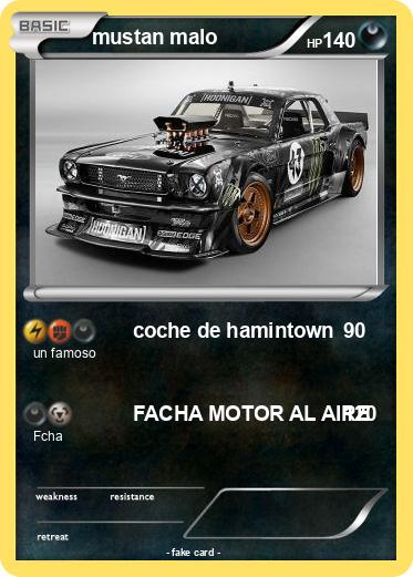 Pokémon mustan malo - coche de hamintown - Mi carta pokémon