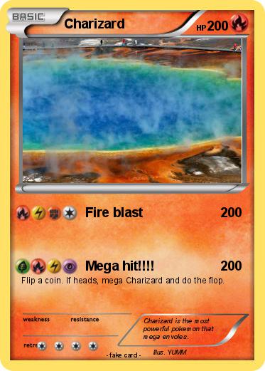 Pokémon Charizard 4945 4945 - Fire blast - My Pokemon Card